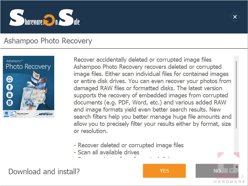 [限時免費] 照片救援軟體 Ashampoo Photo Recovery | UNIKO's Hardware
