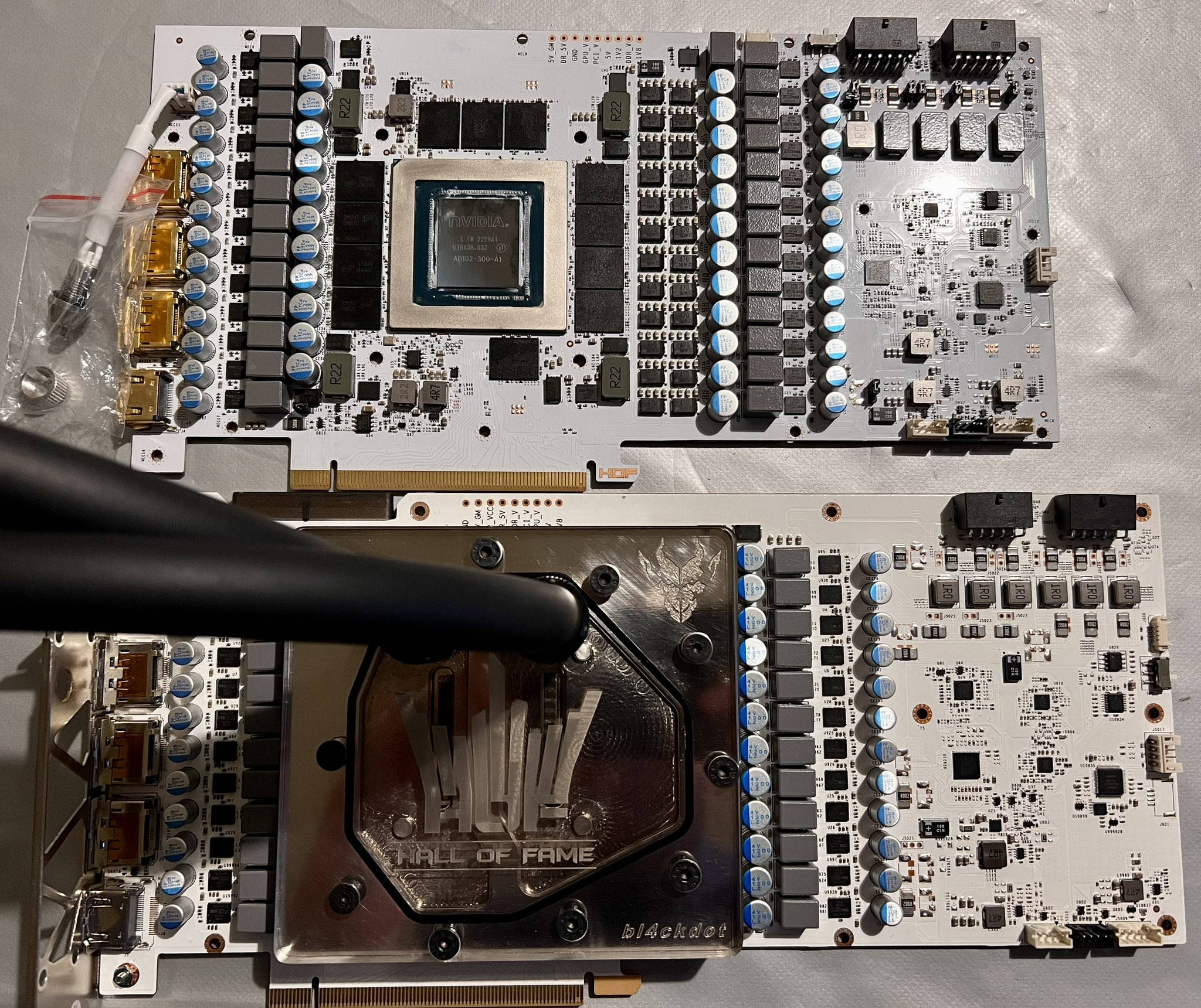 影馳 GALAX GEFORCE RTX 4090 HOF PCB 清晰照片曝光 | UNIKO's Hardware